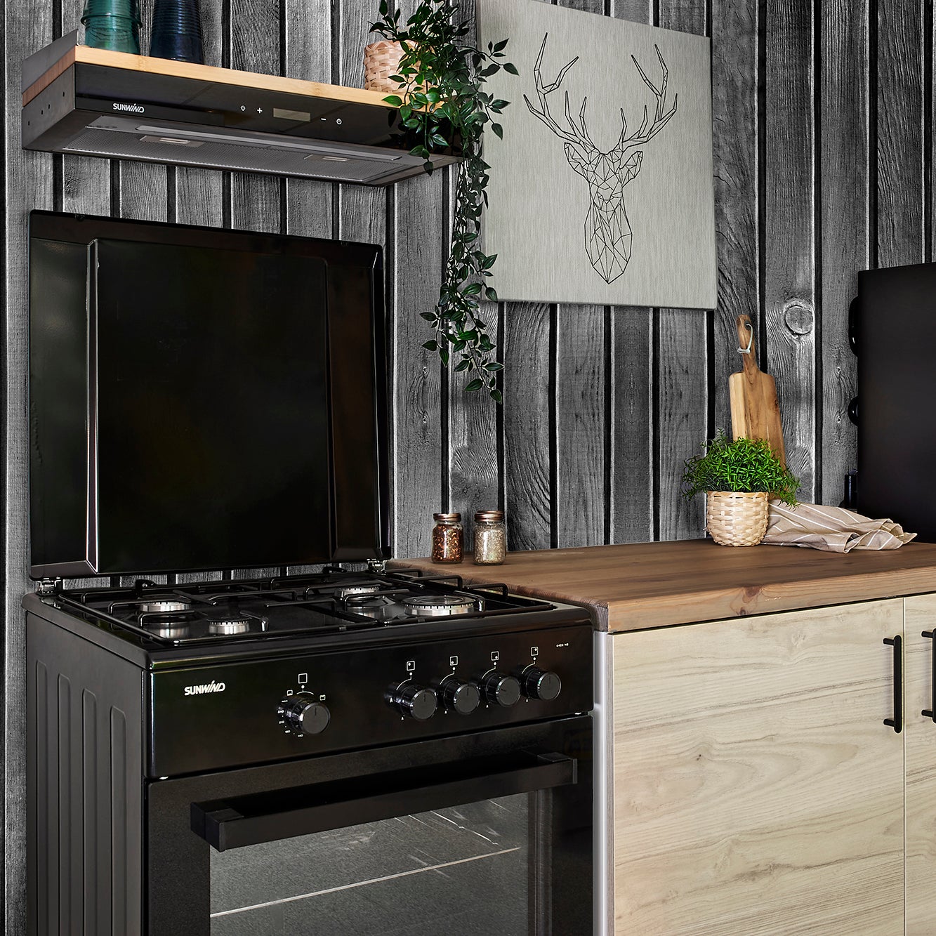 Gasolspis Sunwind Chef 60 cm, svart