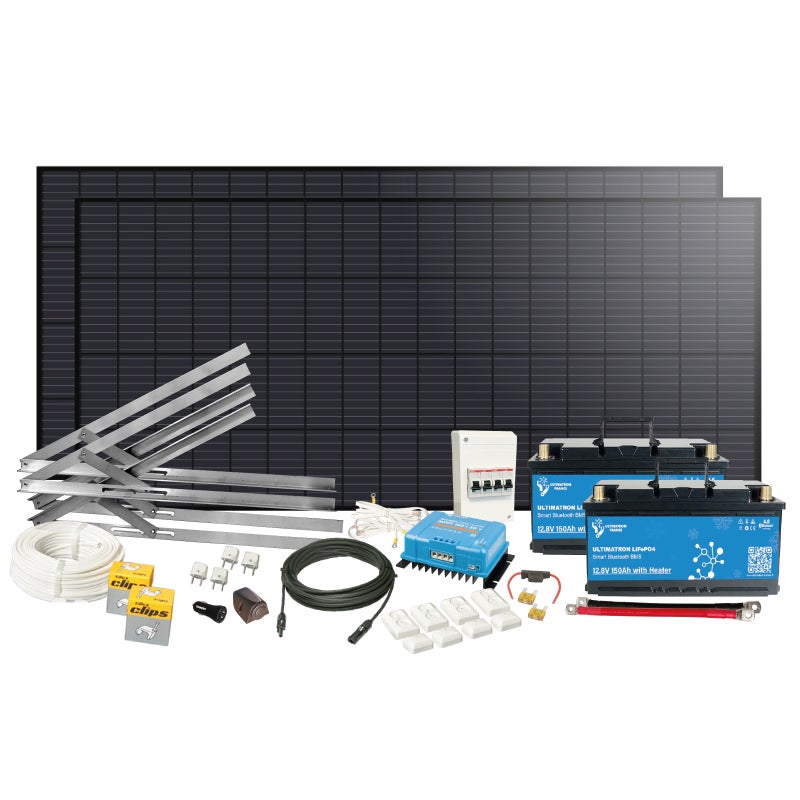 Solcellspaket 400W Sunwind Basic Litium