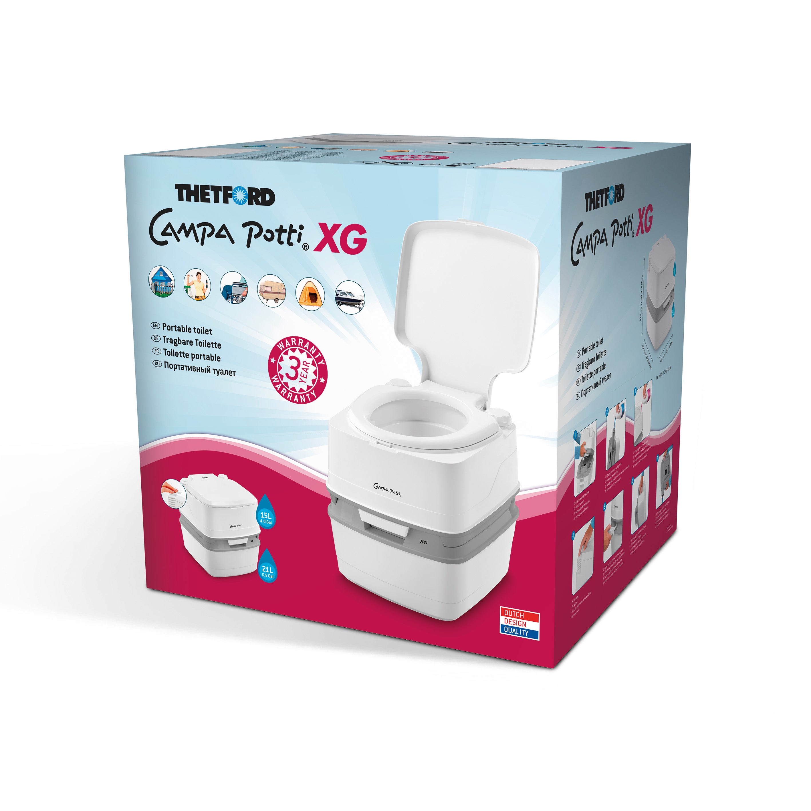 Campa Potti portabel toalett XG 21l